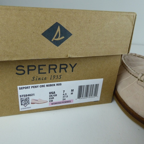 Sperry | Shoes | Sperry Penny Loafer Croc Embossed Leather Shoes | Poshmark